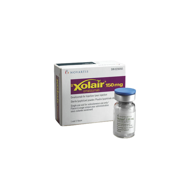 XOLAIR Omalizumab 150mg / 1.2mL Lyophilized Powder for SC Injection 2mL ...